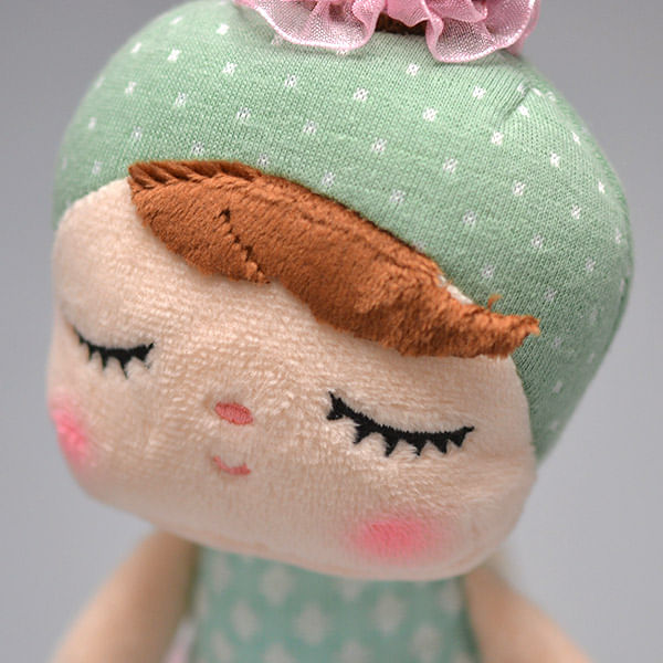 Mini Boneca Metoo Jardineira Salmão - 2841 - Alô Bebê - Loja Oficial