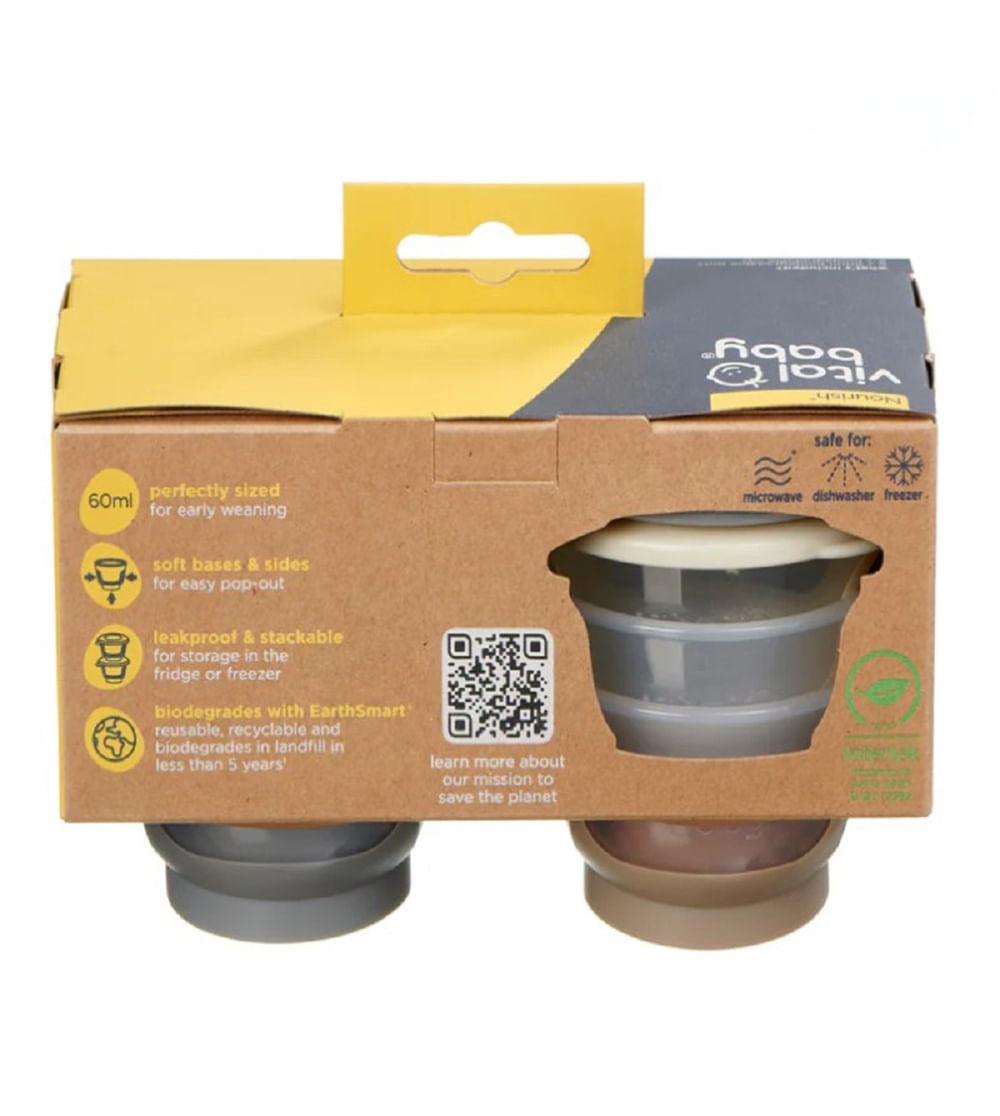 Kit Potes com Tampa 60ml com 6 unidades Vital Baby - Alô Bebê - Loja ...