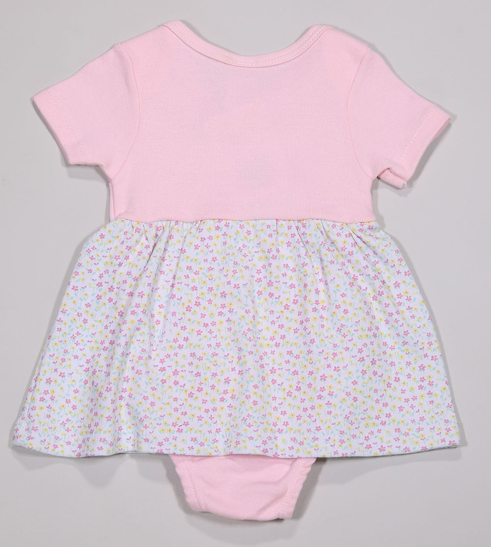 Vestido Body Florzinhas - 1034 - Alô Bebê - Loja Oficial