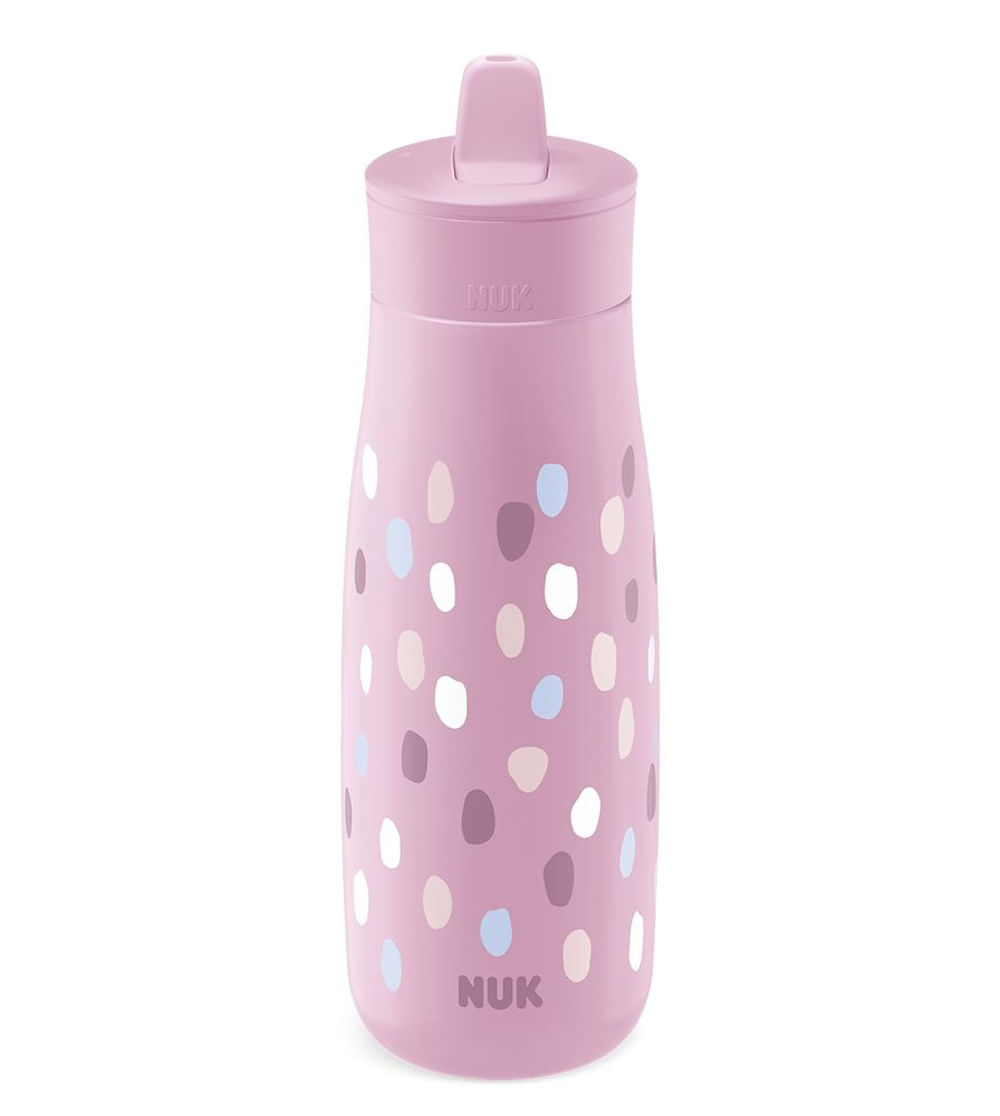 Copo Mini-Me Flip 450ml 2 em 1 NUK - Rosa - Alô Bebê - Loja Oficial