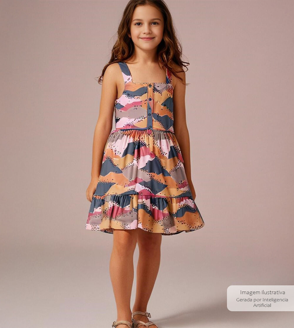 Vestido Catarina Estrela - 4100056 - Alô Bebê - Loja Oficial