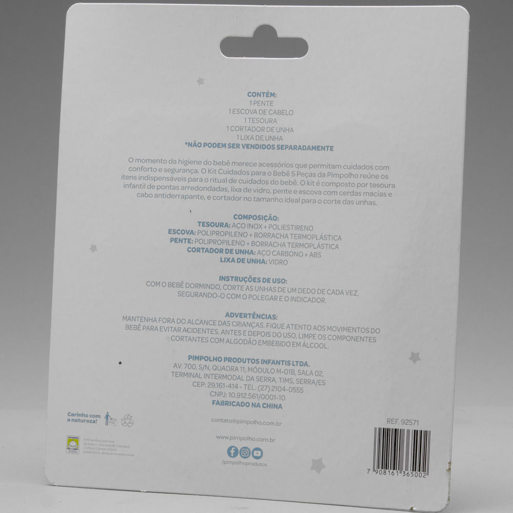Kit Cuidados para o Bebê com 5 itens Rosa - Alô Bebê - Loja Oficial
