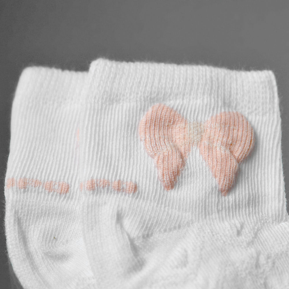 Meia Baby Laços 20003341180005 - Alô Bebê - Loja Oficial